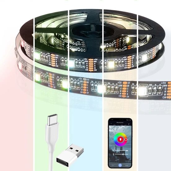 USB ledstrips met app bediening